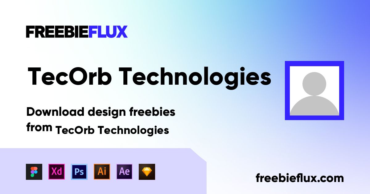 1 freebies for Figma, Adobe XD and Sketch by TecOrb Technologies