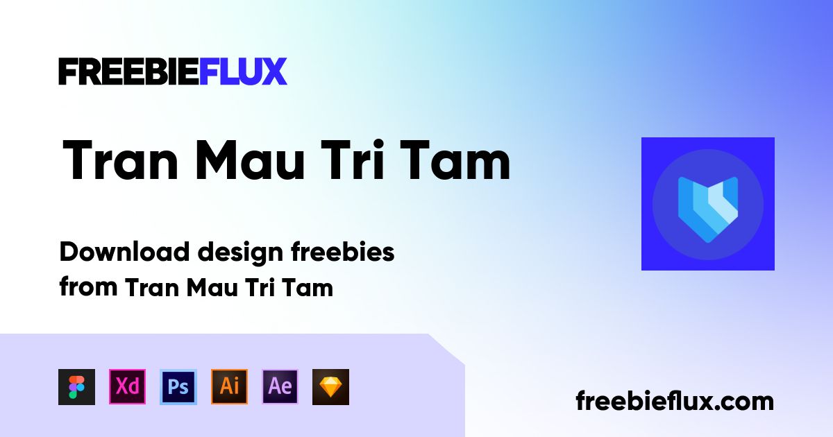 12 freebies for Figma, Adobe XD and Sketch by Tran Mau Tri Tam