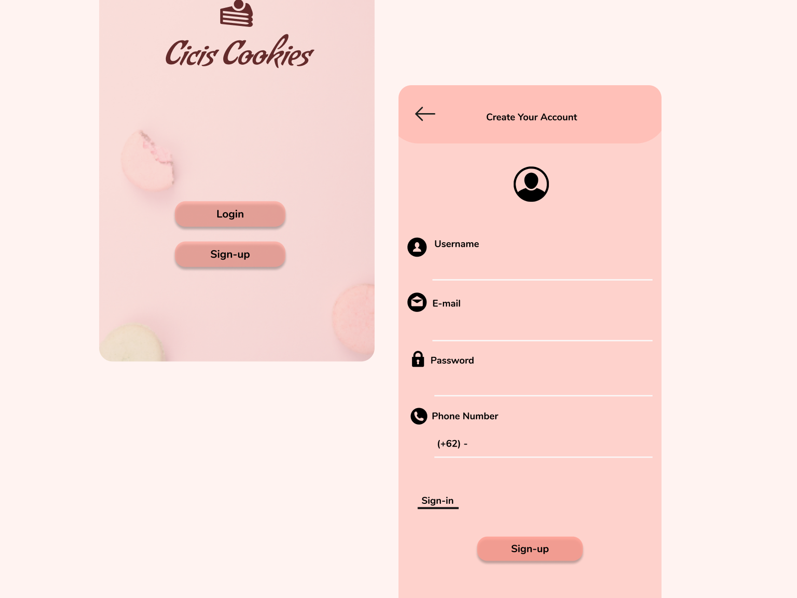Food Ecommerce Design App freebie for Figma and Adobe XD