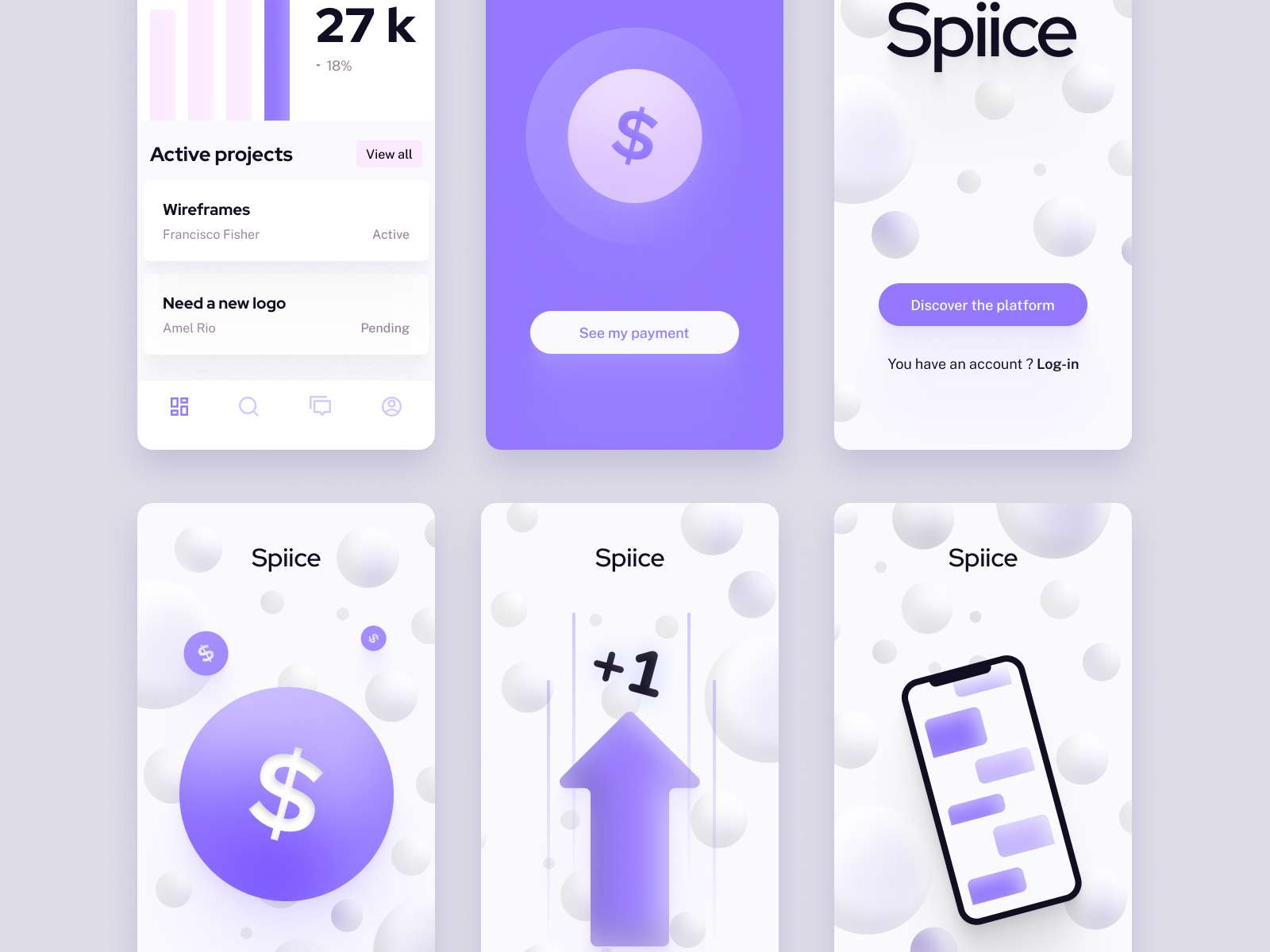 Freelance Platform UI Kit freebie for Figma and Adobe XD