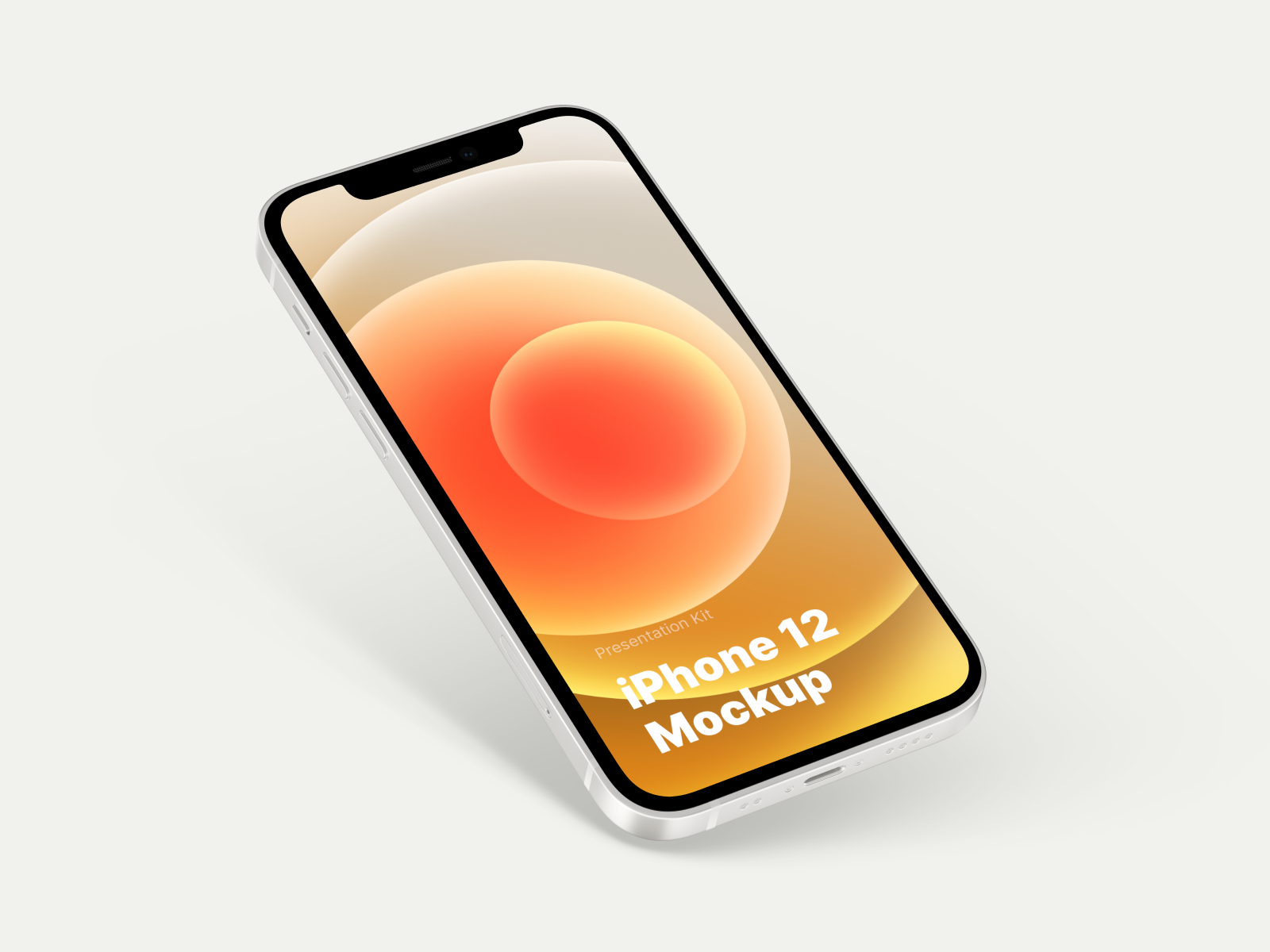 iPhone 12 3D Color Mockup freebie for Figma and Adobe XD