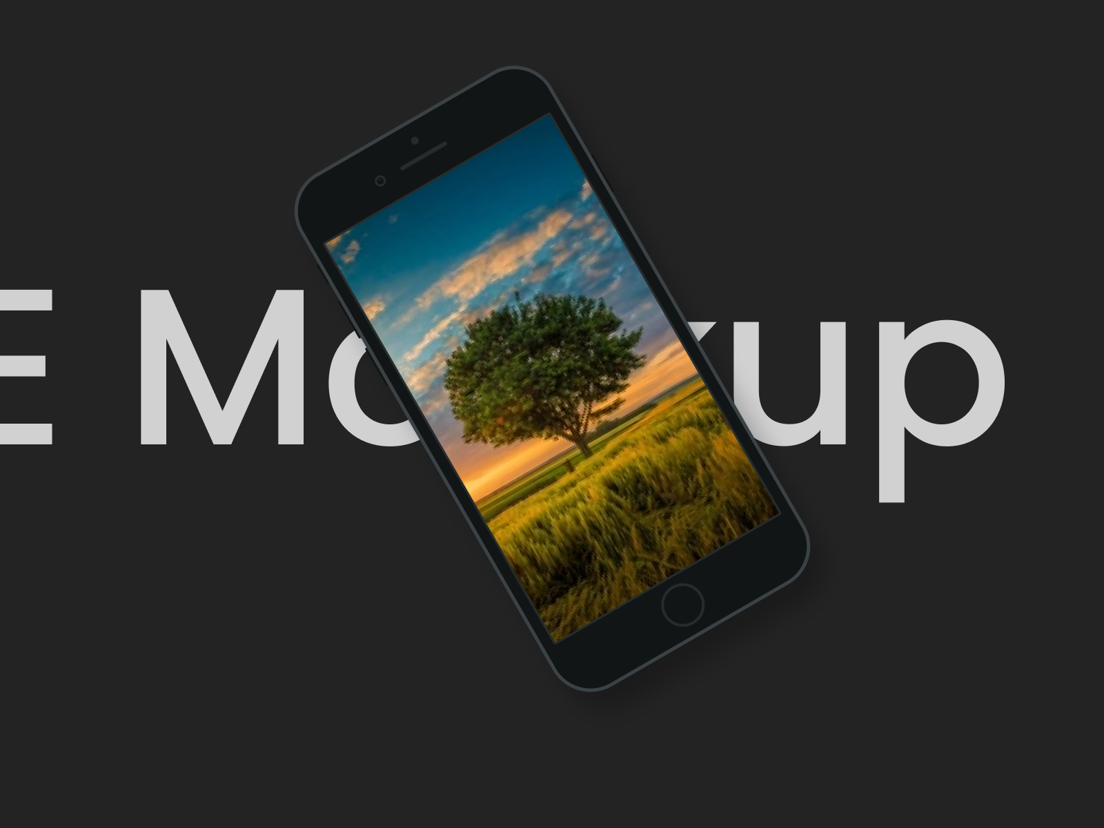 iPhone SE Mockup freebie for Figma and Adobe XD