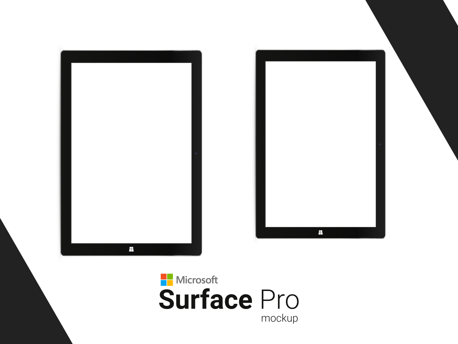 Microsoft Surface Pro 4 Mockup freebie for Figma and Adobe XD