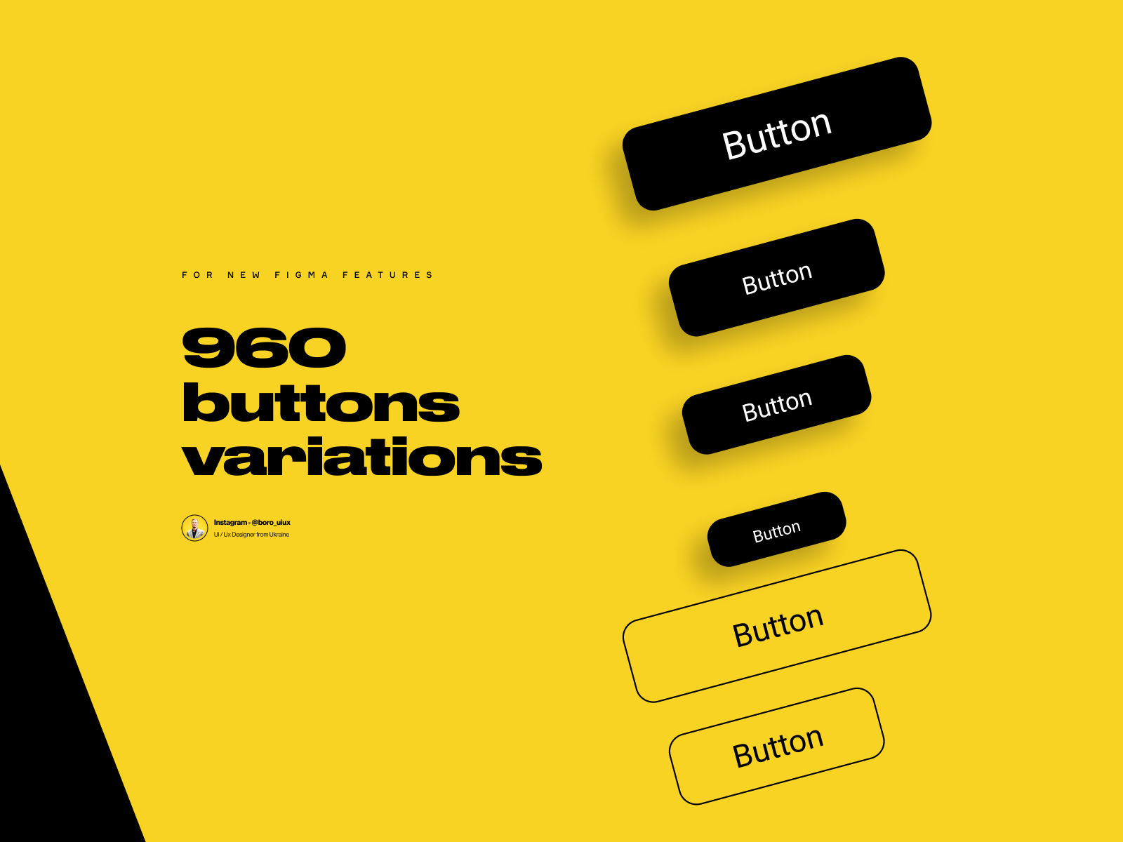 Minimal Buttons freebie for Figma and Adobe XD