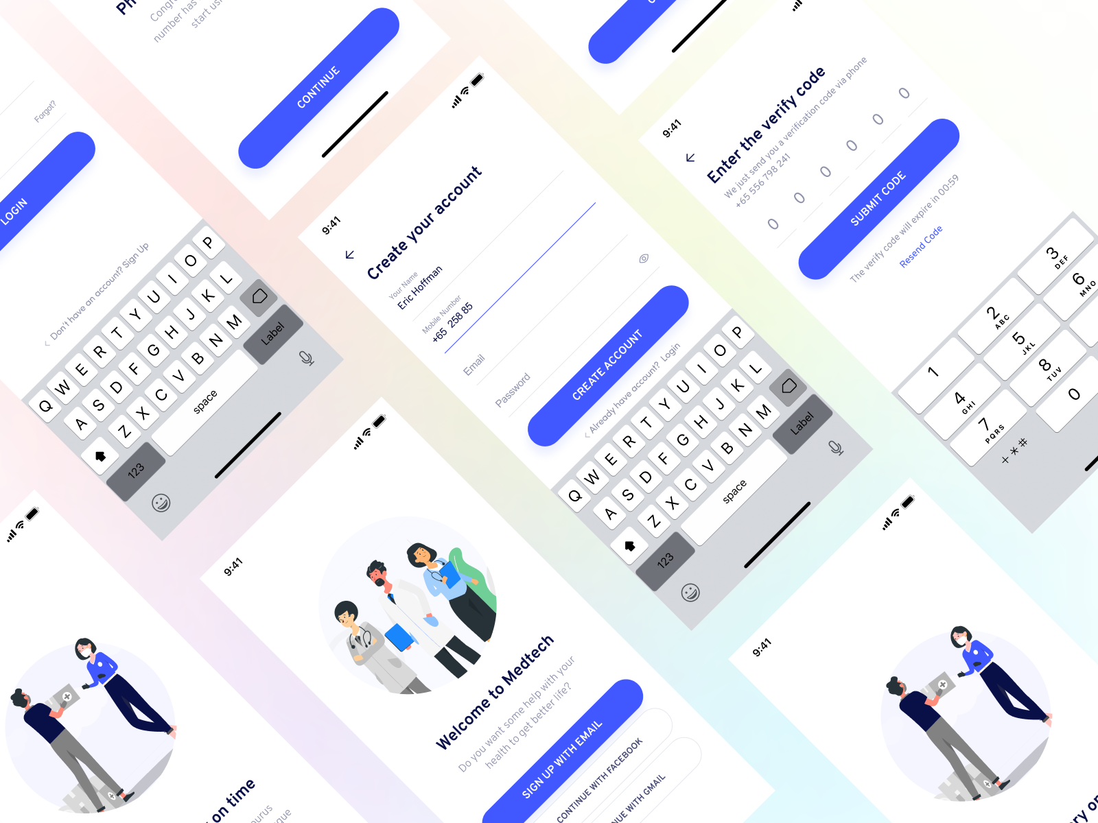 Online Medical Store App UI Kit freebie for Figma and Adobe XD