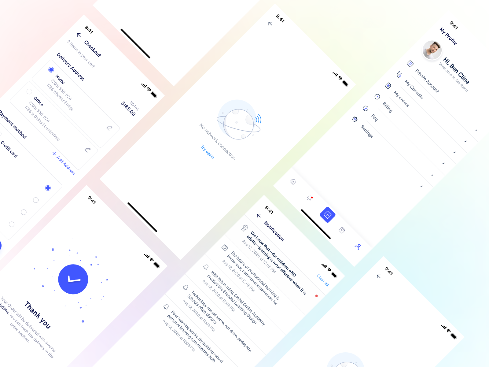 Online Medical Store App UI Kit freebie for Figma and Adobe XD