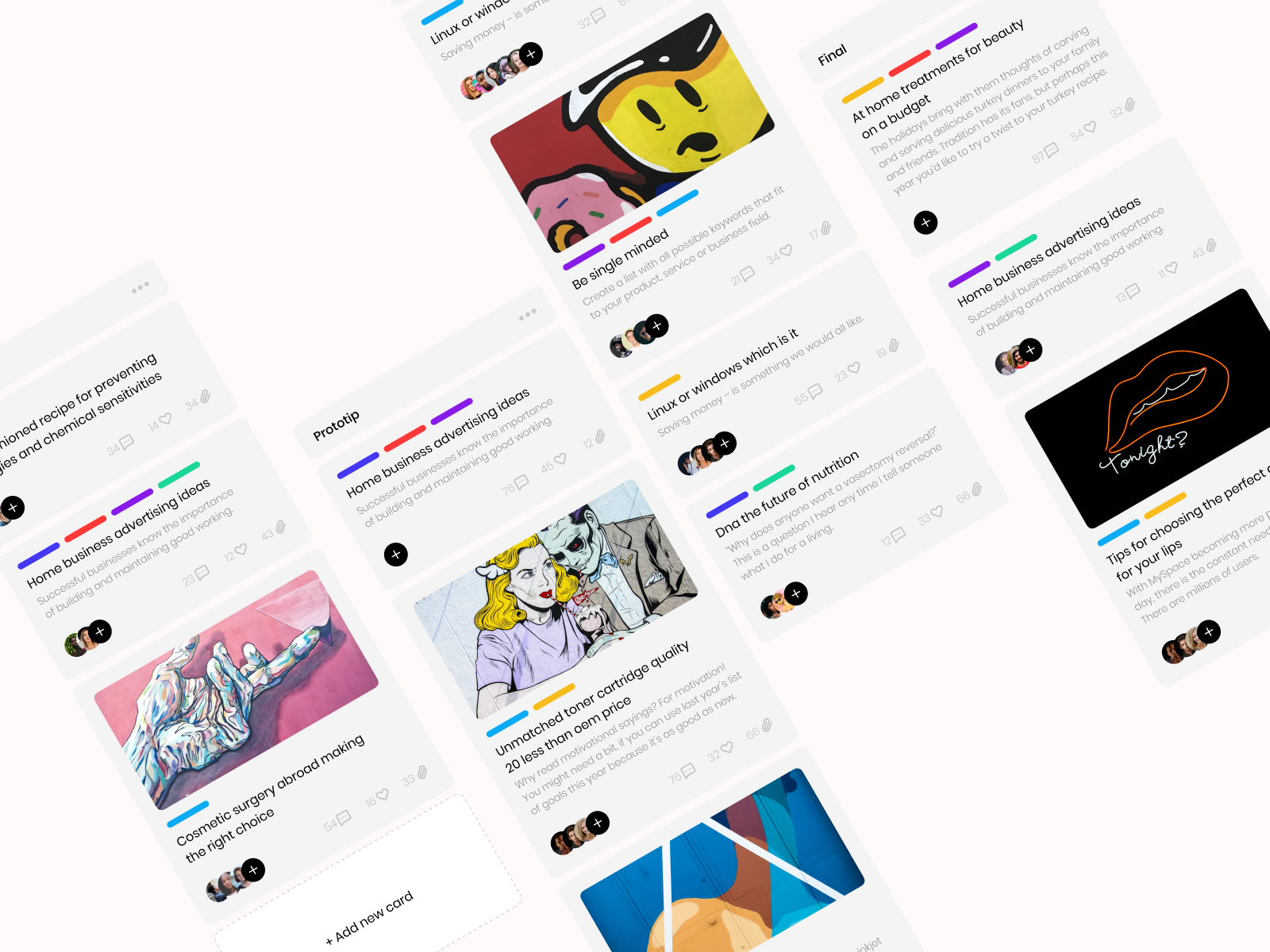 Trello Redesign Concept UI freebie for Figma and Adobe XD